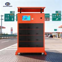 China Indoor/Outdoor Smart Battery Exchange Cabinet 12-Slot - Cloud Monitoring, BMS Communication & Water Immersion Detection Battery Swapping Station for sale