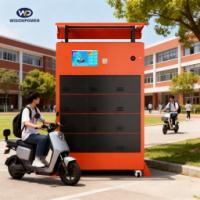 China Indoor/Outdoor Smart Battery Exchange Cabinet 12-Slot - Cloud Monitoring, BMS Communication & Water Immersion Detection Battery Swapping Station for sale