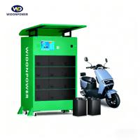 China Indoor/Outdoor Smart Battery Exchange Cabinet 12-Slot - Cloud Monitoring, BMS Communication & Water Immersion Detection Battery Swapping Station for sale