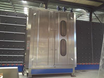 China Stainless Steel Low - e Insulating automatic glass washer Machine PLC Control System for sale