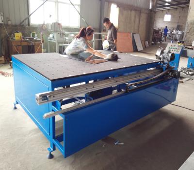 China Double Heads Horizontal Low-E Glass Edge Deleting Machine Double Glazing Equipment for sale