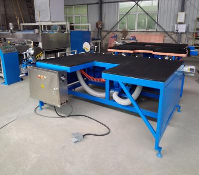 China Double Head Double Glazing Manufacturing Equipment Low - E Glass Edge Remover for sale