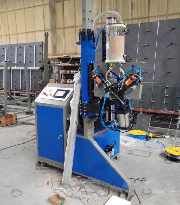 China Automated Desiccant Filling Machine with Back Drilling & Butyl Sealing for sale