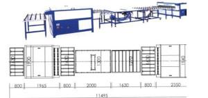 China Professional IG Insulating Glass Production Line For Truseal Spacer , 5 Pairs Rollers for sale