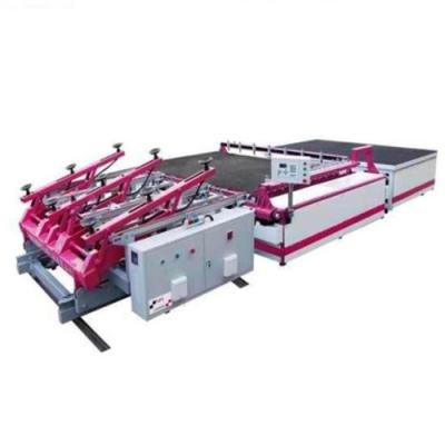 China High Precision Semi Automatic Glass Cutting Machine With Auto Glass Loading / Breaking,Semi-Automatic Glass Cutting Line for sale