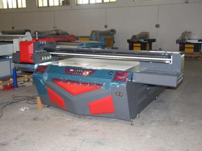 China Flatbed Piezoelectric UV Curable Inkjet Printer for Plastic Sheet / Flexible Materials for sale
