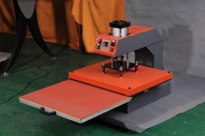 China Smoked Pull Type Pneumatic Simplex Heat Press Machine for Ceramic / Plastic for sale
