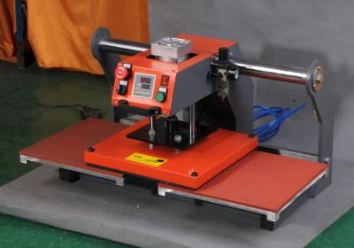 China Double Staion Flatbed Pneumatic Heat Transfer Machine 60*70cm for sale