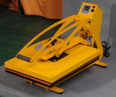 China Yellow Color Drawer Magnetic Heat Press Machine High Speed / Performance for sale