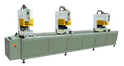 China Vinyl / PVC Windows Three Heads Welding Machine uPVC Windows Making Machine for sale