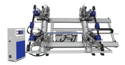 China Four Corner Vertical Welding Machine / PVC Window Making Machine for sale