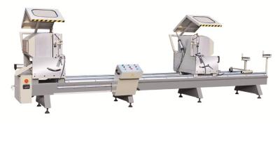 China Double Head Mitre Saw UPVC Window and Door Machinery with Digital Displayer for sale