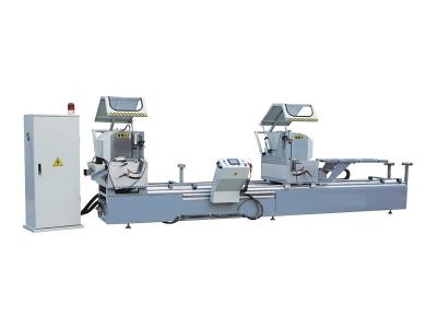China Upvc Window Machinery CNC Cutter Double Mitre Saw 10~300mm Cutting Height for sale