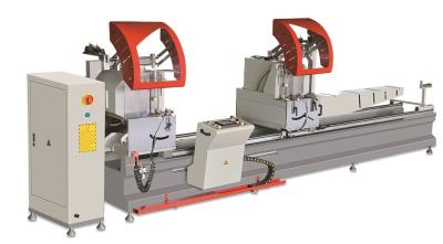 China High Accuracy Aluminum CNC Arbitrary Angle Double Mitre Saw 400~4200mm Length for sale