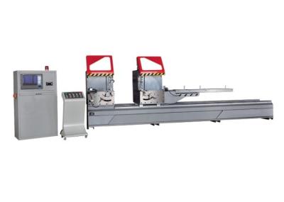 China Plastic Aluminium Window Machinery , Arbitrary Angle Double Mitre Saw Aluminum / Vinyl Profile for sale