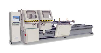 China CNC Double Head Cutting Saw for Aluminum , PVC and Curtain Wall Profile for sale