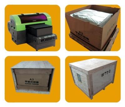 China EPSON DX5 CMYK / CMYKW LED UV Flatbed Printer With Max Printing Resolution 2880*1440dpi for sale