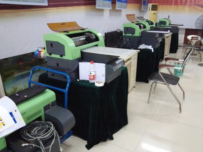 China Multicolor A4 Desktop UV Flatbed Printer YMCKW 170 x 297mm Printing Size for sale