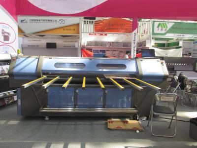 China 2.5 Meter Roll to Roll UV Printer for Metal Board , Faltbed Wide Format Photo Printers for sale