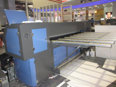 China All-steel Flatbed Roll to Roll Digital Printing Devices for Eco Solvent / Solvent Material for sale
