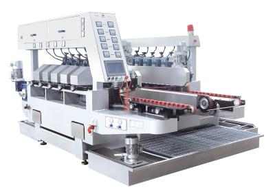 China Ten Motors Double Edge Polishing Machine , Glass Grinding Machine White Color for sale