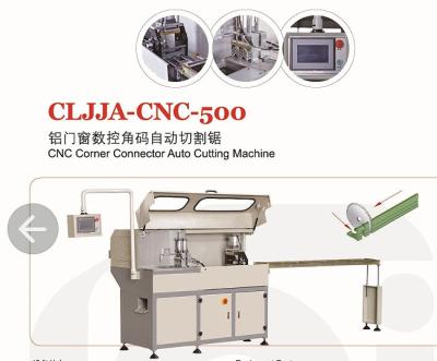 China Corner Double Mitre Saw Aluminium Window Machinery CNC corner key cutting saw machine for sale