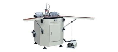 China Aluminum Window Corner Connector Assembly Machine  /  Hydraulic Single Head Aluminum Window Corner Crimping Machine for sale