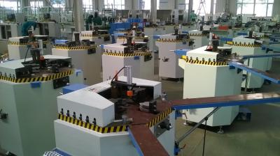 China Single Head Corner Combining Machine for Aluminum Window /  Corner Crimping Machine for Aluminum Window Frame Assembly for sale