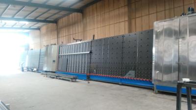 China Hollow Glass Double Glazing Machinery With PLC Control System , 2500x5000mm for sale
