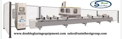 China Auto Aluminium Window Machinery Curtain Wall Profile CNC Router 7000mm X Way Range for sale