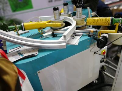 China CNC Automated Pvc Upvc Window Machine For Door / Aluminum Arc Bending Machine for sale