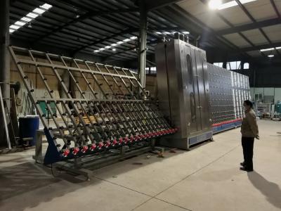 China Low E Washing Glass Machine , Flat Glass Washing Machine Max Glass Size 2800x4000mm for sale