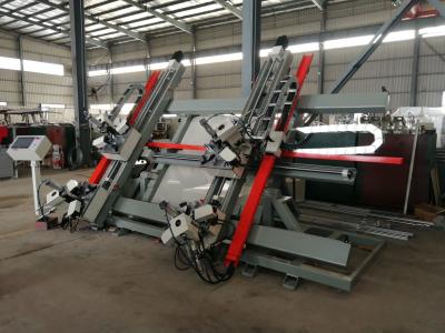 China Four Head aluminium corner crimping machine , CNC aluminum window corner crimping machine for sale