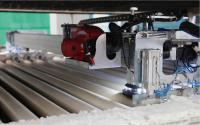 China Ceramic Roller Cleaning Machine for Glass Tempering Furnace,Glass Tempering Furnace Ceramic Roller Cleaning Robot for sale