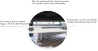 China Automatic Glass Tempering Furnace Ceramic Roller Cleaning Robot,Ceramic Roller Cleaning Machine for sale