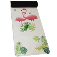 China Eco Friendly Minglu Rubber Yoga Mat YM-005 Non Slip Pilates Exercise Mat for sale