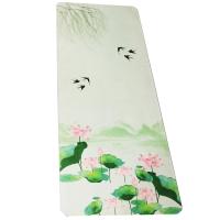 China Eco Friendly Minglu Rubber Yoga Mat YM-005 Non Slip Pilates Exercise Mat for sale