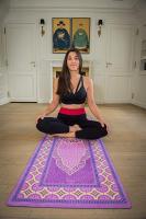 China Custom Eco Friendly Nature Rubber Yoga Mat With Full Color Sublimation Print for sale
