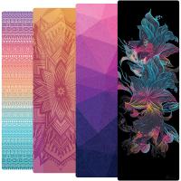 China Custom Design Non Slip Natural Rubber Yoga Mat For Eco Friendly Practice Workout for sale