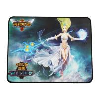 China Rubber Fabric Cloth Mouse Pad With Bikini Girl Design For Heat Protection for sale