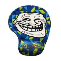China WMP-048 Non Slip Cartoon HEATER Wrist Protected Memory Foam Mouse Pad for sale