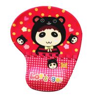 China WMP-052 Non Slip Funny Cartoon Gel Wrist Rest Custom Mouse Pad for sale