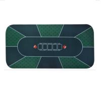 China CPM-002 Viable Safe Sick Rubber Poker Table Mat Game Top Cards Playing Poker Mat for sale