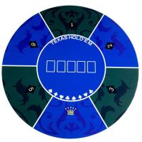 China CPM-005 Eco-Friendly /Durable /Non-Toxic Poker Mat Round Rubber Game Table Mat for sale