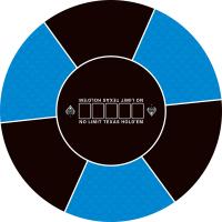 China CPM-005 Eco-Friendly /Durable /Non-Toxic Poker Mat Round Rubber Game Table Mat for sale