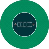 China CPM-006 Minglu Eco-Friendly Non Toxic Rubber Round Casino Table Mat for sale