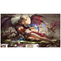 China Custom Playmat Eco-Friendly Durable Non-Toxic CMP-017 Card Game Playmat Game for sale
