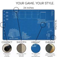 China Card Game Playmat Minglu CMP-019 Durable / Non-Toxic For TCG Gamming TCG for sale