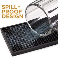 China BM-002 Disposable Rubber Bar Mats, Bar Serving Puddle Mat Restaurant for sale