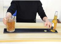 China BM-002 Disposable Rubber Bar Mats, Bar Serving Puddle Mat Restaurant for sale